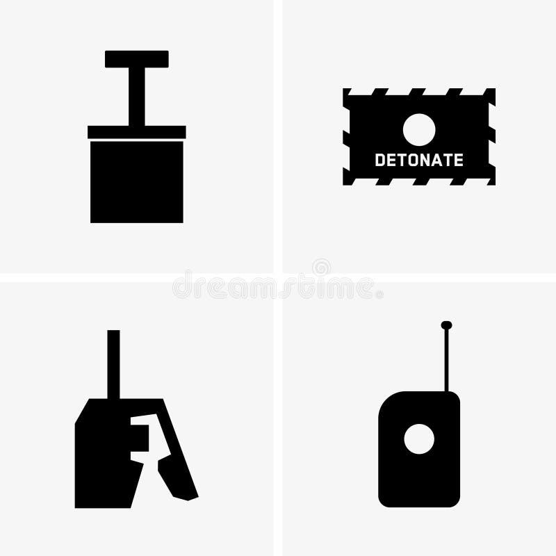 Detonators stock vector. Illustration of graphic, dynamite - 90106878