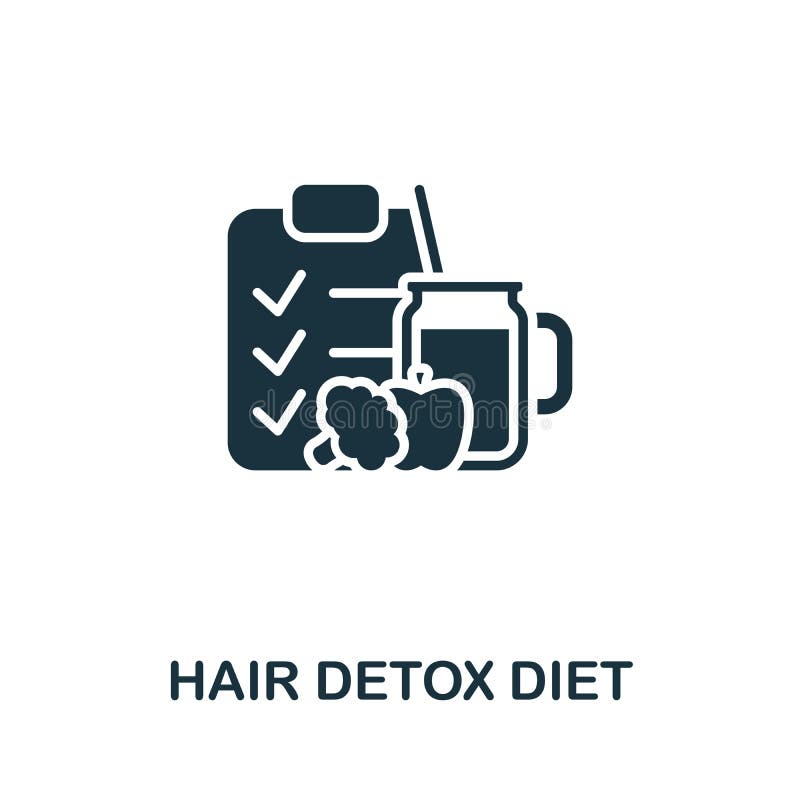 Detox Diet Icon. Monochrome Simple Detox Diet Icon for Templates, Web ...