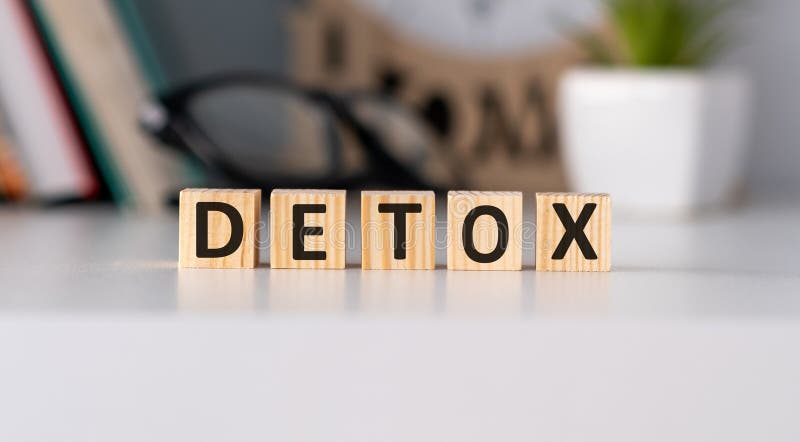 DETOX Word Made with Building Blocks Isolated on White. Stock Image ... DETOX Word Made with Building Blocks Isolated on White. Stock Image ...