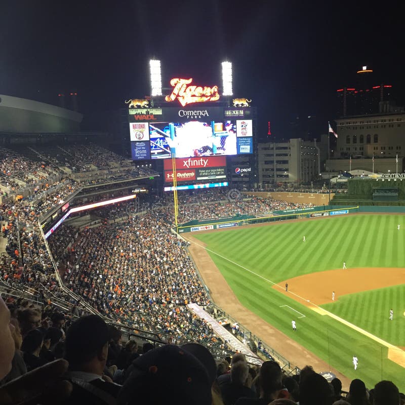 Detroit Baseball game editorial stock image. Image of detroit - 47929699
