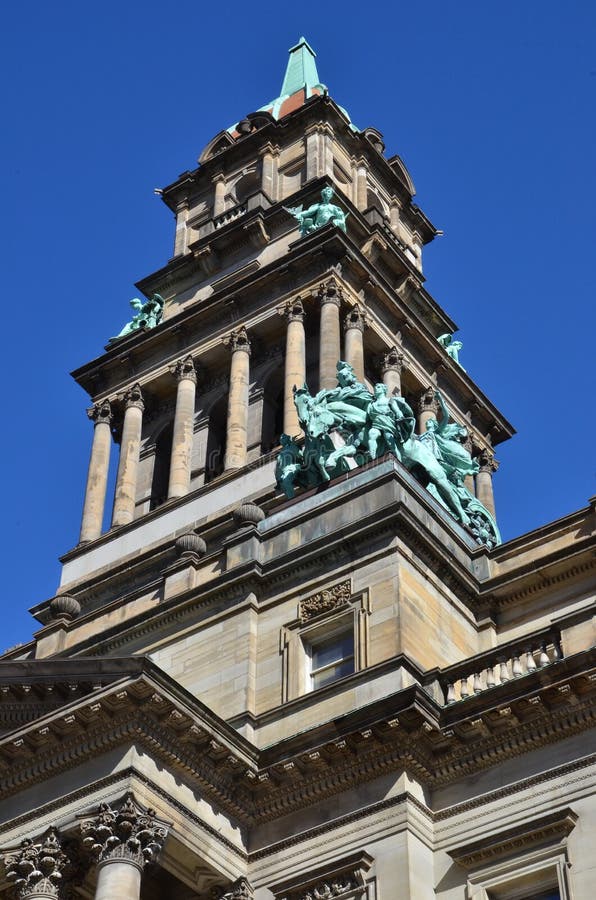 Detroit& X27; S Wayne County Courthouse Building Foto de Stock - Imagem ...