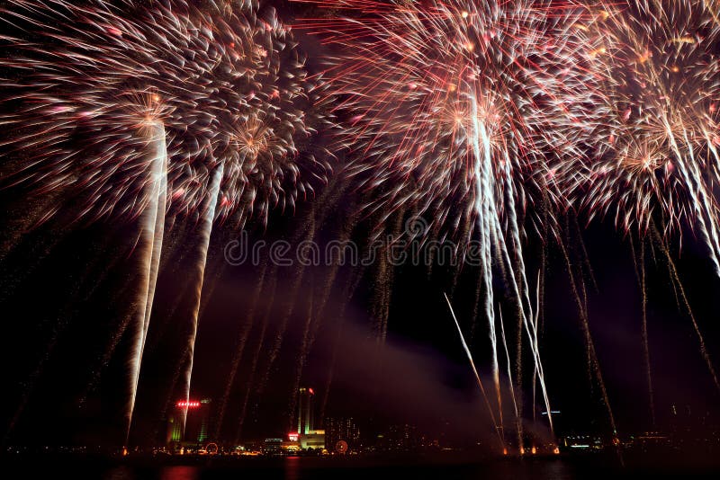 Detroit Target Fireworks Display Editorial Photo - Image of ...