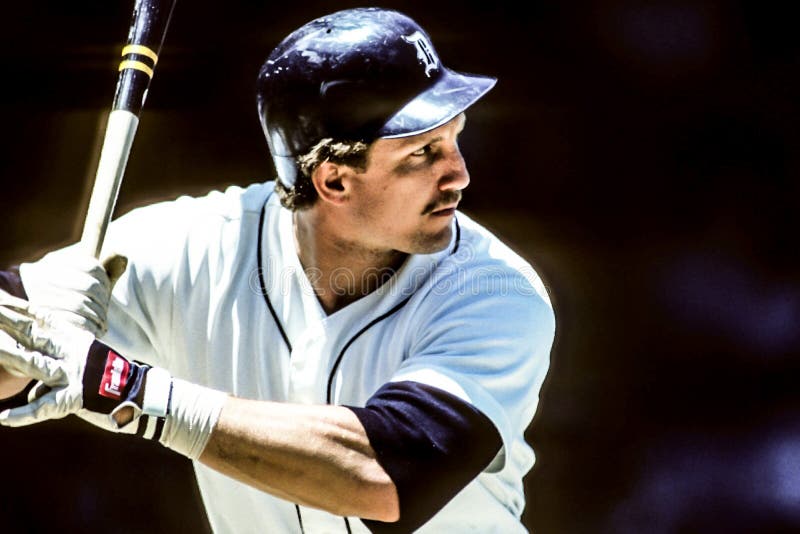 Lance Parrish, Detroit Tigers Editorial Image - Image of tigers, batter ...