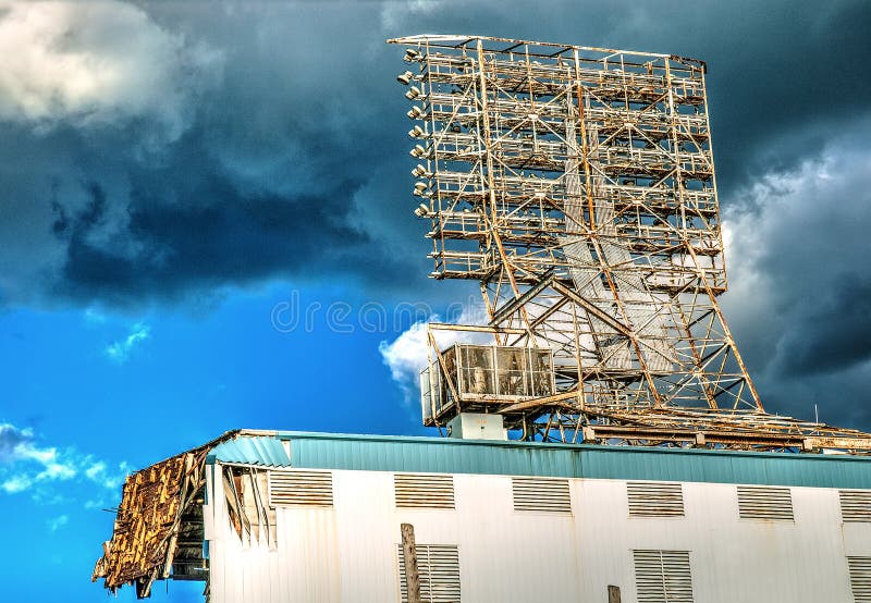 Detroits Viejo Tiger Stadium Demolition Foto editorial - Imagen de ...
