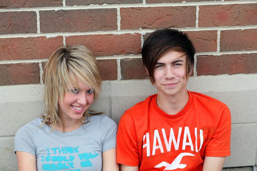 Deuce stock image. Image of kids, face, casual, male, girl - 2554945