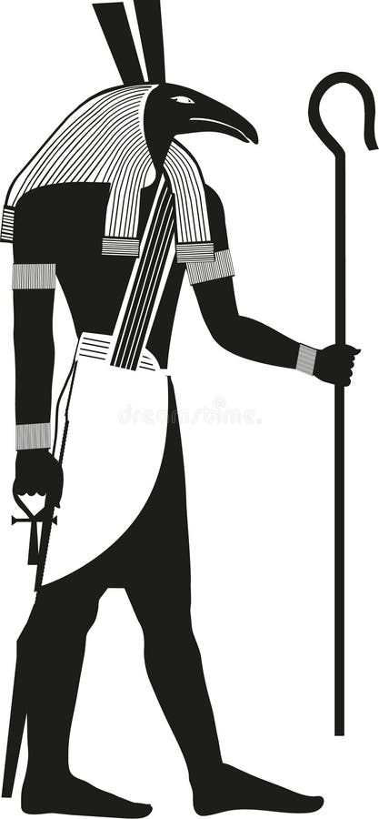 Antigo deus egípcio seth ilustração stock. Ilustração de ...