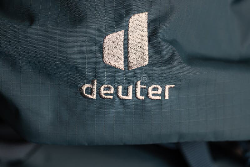 The Deuter Logo on a New Bagpack Editorial Photography - Image of ...