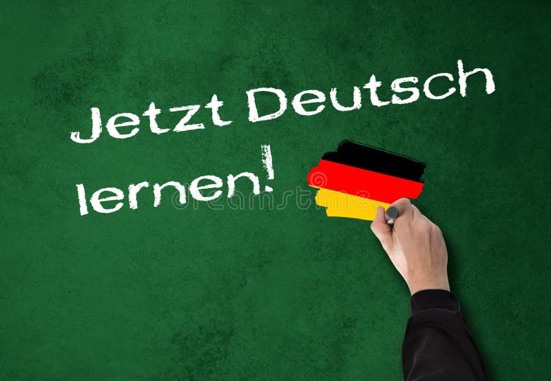 Deutsch jetzt lernen! stockfoto. Bild von zeichen, auszug - 62518870