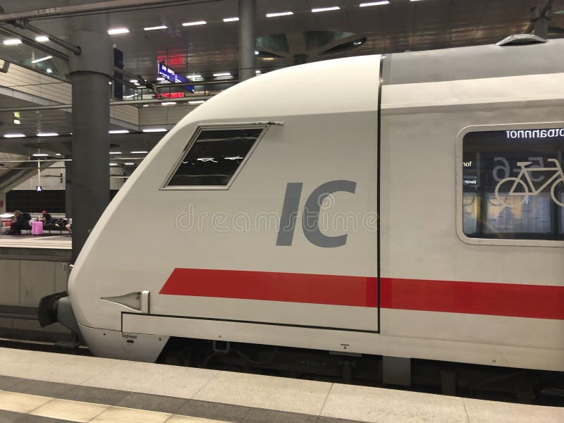 Deutsche Bahn`s Intercity IC Train Editorial Photography - Image of ...