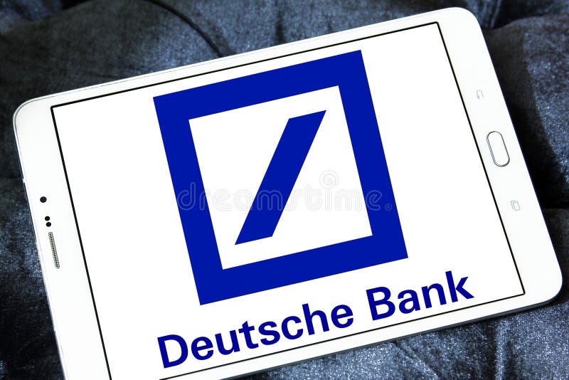 Deutsche bank logo editorial stock image. Image of commercial - 95788439