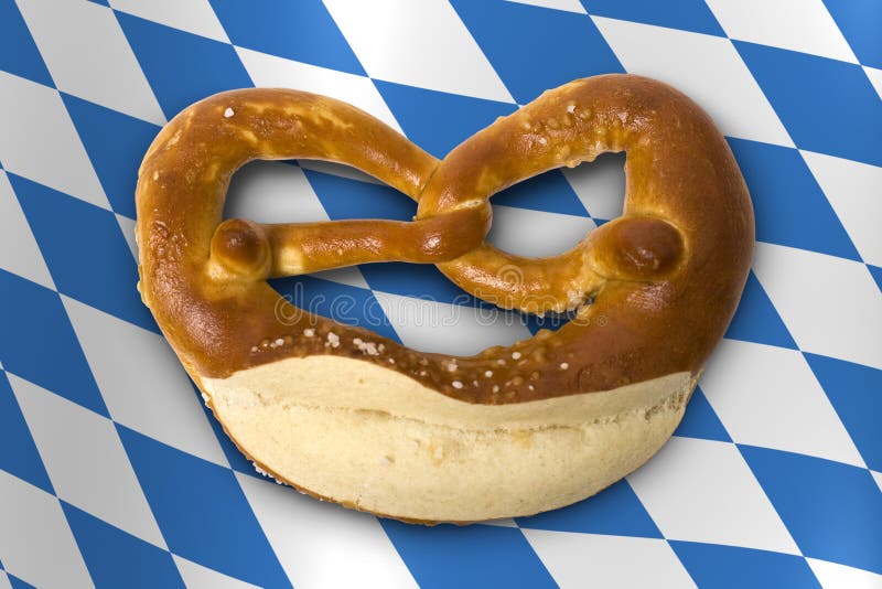 Deutsche Bayerische Oktoberfest Brezel Stockbild - Bild von nahrung ...