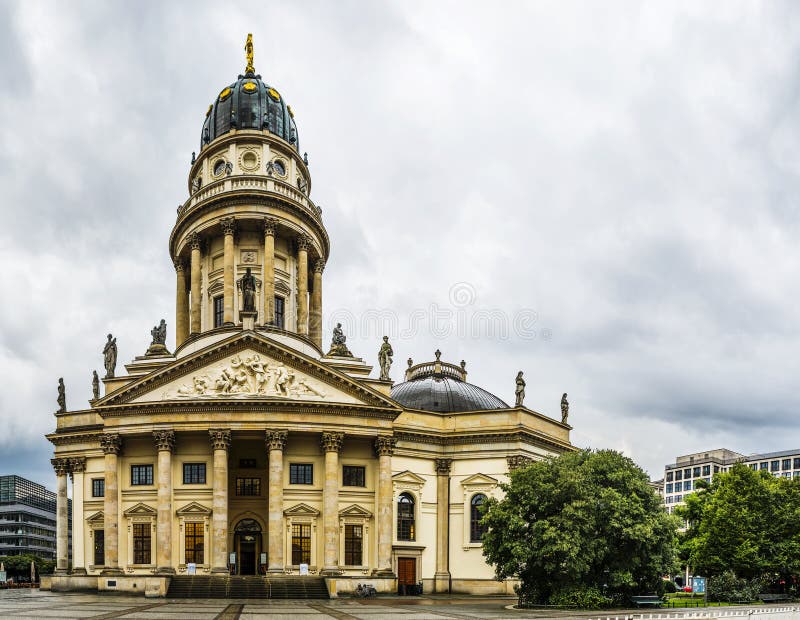 Deutsche Kirche Neue Kirche in Berlin, Deutschland Stockbild - Bild von ...
