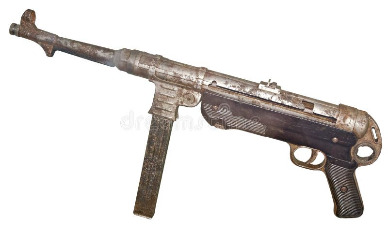 Deutsche Maschinenpistole. MP40 Stockfoto - Bild von antike, krieg ...