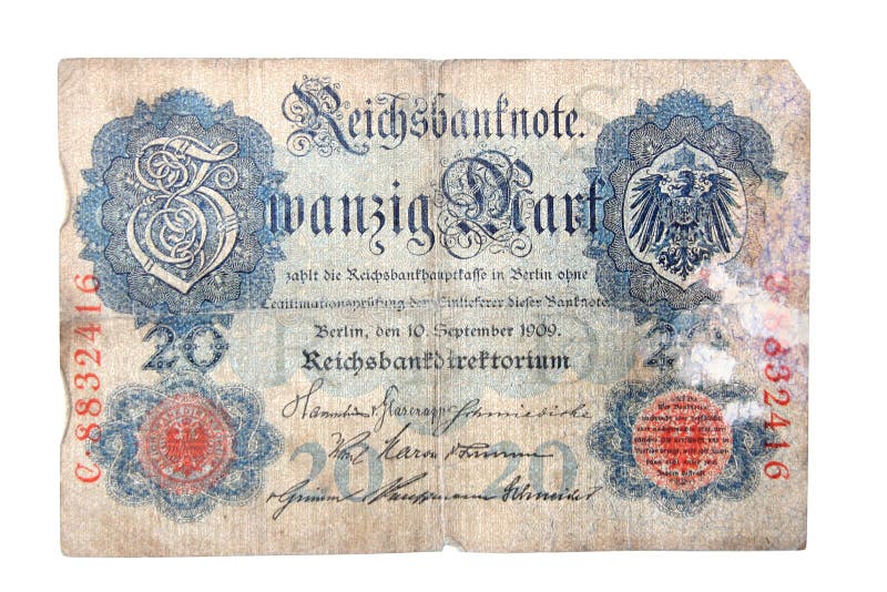 Deutsche Reichsmark stockbild. Bild von verbesserungen - 717075