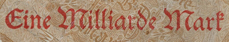 Deutsche Reichsmark Bill , Historic Money Stock Image - Image of ...