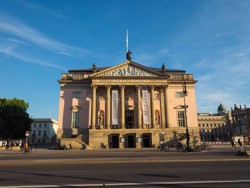 Deutsche Staatsoper (German State Opera) in Berlin Editorial Stock ...
