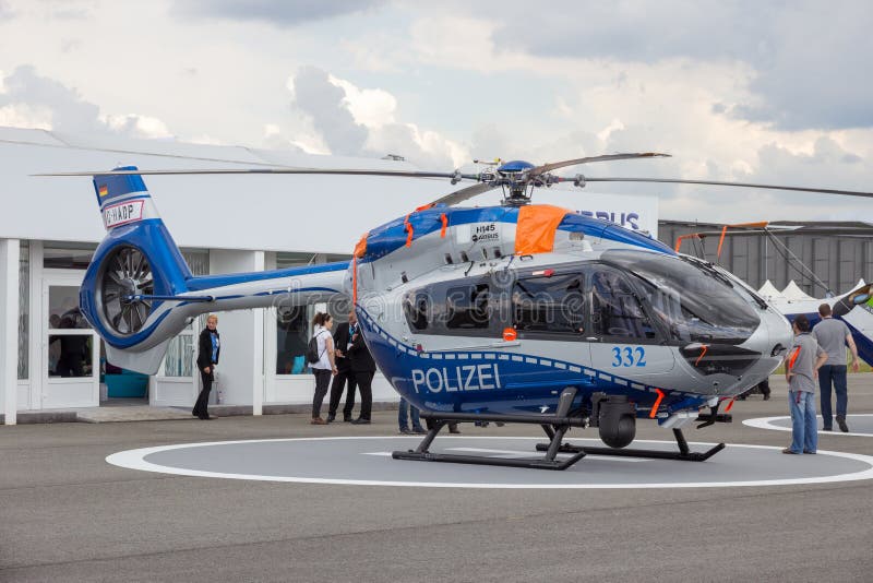 Deutscher Hubschrauber Polizei Eurocopter H145 Redaktionelles Bild ...
