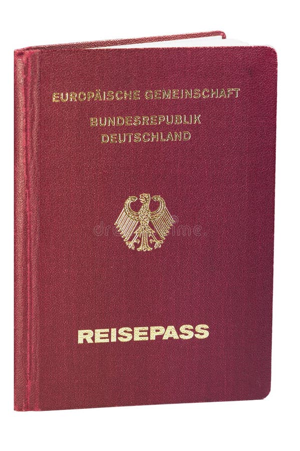 Deutscher Pass- Getrennte 02 Stockbild - Bild von zölle, stempel: 954449