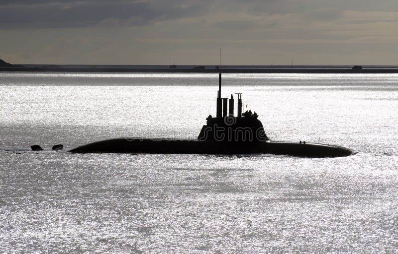 Deutsches Unterseeboot Auf Der Oberfläche Redaktionelles Stockbild ...