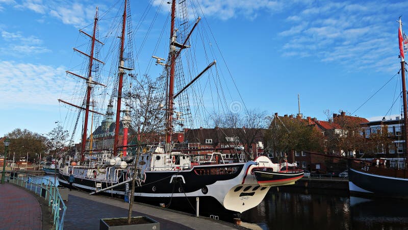 Deutschland Emden editorial photo. Image of port, location - 132770941