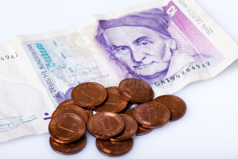 Old german currency stock photo. Image of contributor - 35363524