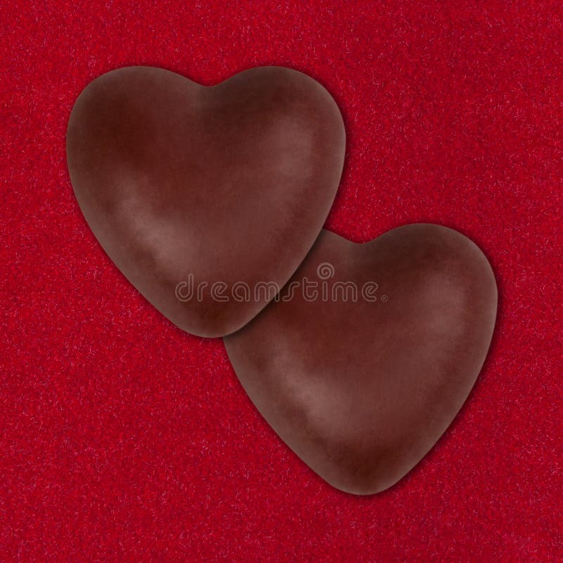 Coeur de chocolat image stock. Image du fixation, lait - 28995453