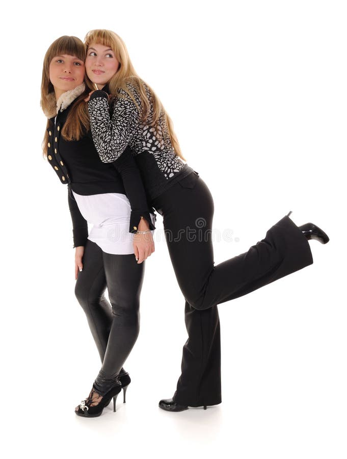Deux Filles Image Stock Image Du Attrayant élégance 13244193