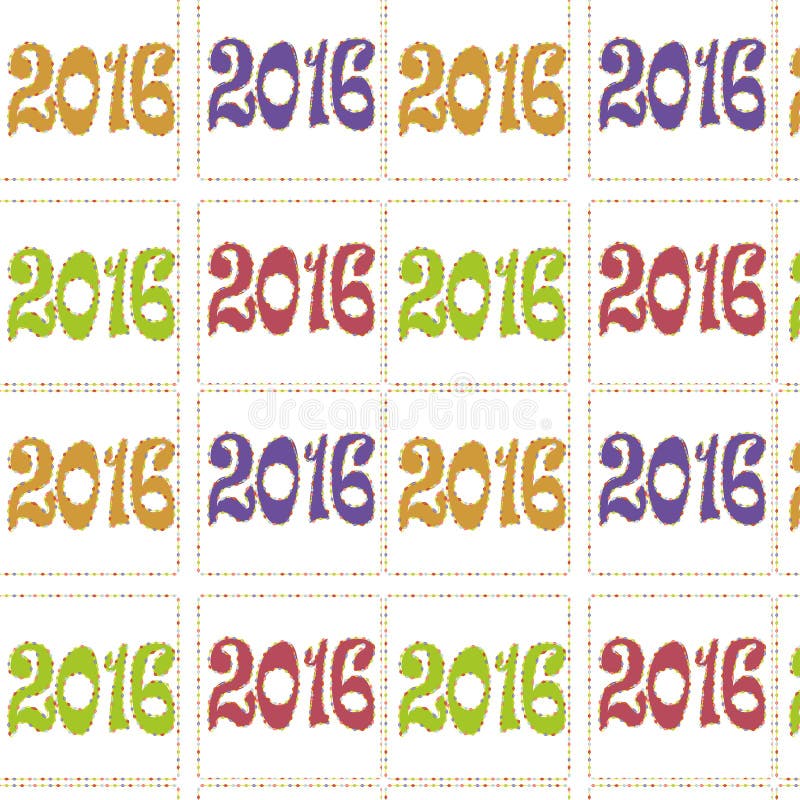 Deux mille et seize illustration stock. Illustration of seize - 62141269