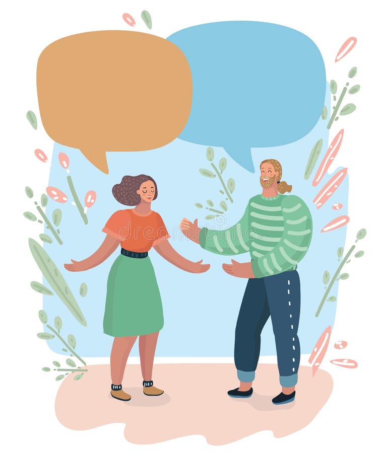 Conversation Entre Deux Personnes Stock Illustrations, Vecteurs ... Conversation Entre Deux Personnes Stock Illustrations, Vecteurs ...