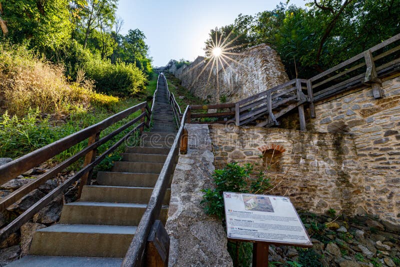Deva Castle in Romania stock photo. Image of eastern - 229782420