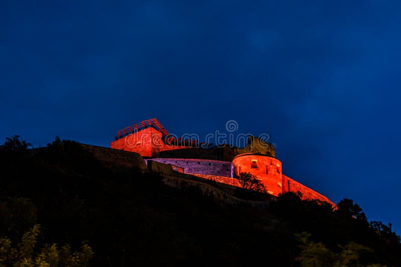 Deva Castle in Romania editorial image. Image of deva - 230446225