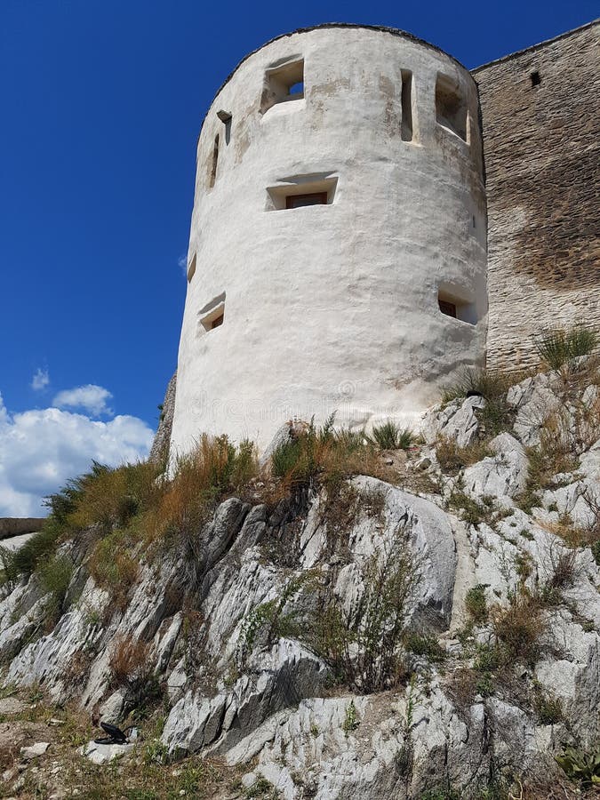 Deva Fortress in Transylvania, Deva, Romania Stock Image - Image of ...