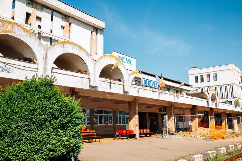 Deva Railway Station in Deva, Romania Editorial Stock Photo - Image of ...