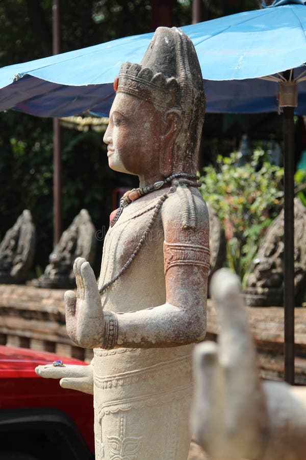 Deva statue stock image. Image of culture, hindu, indonesia - 77133627