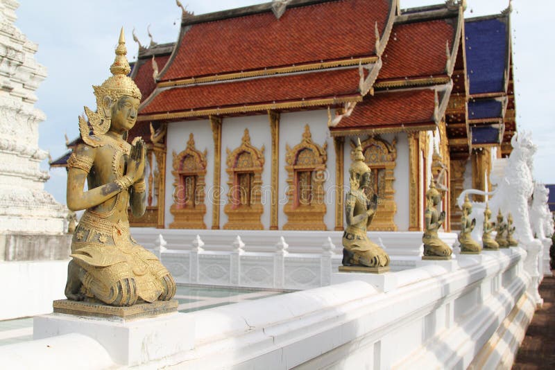 Deva statue stock image. Image of pedestal, cement, adore - 61700385