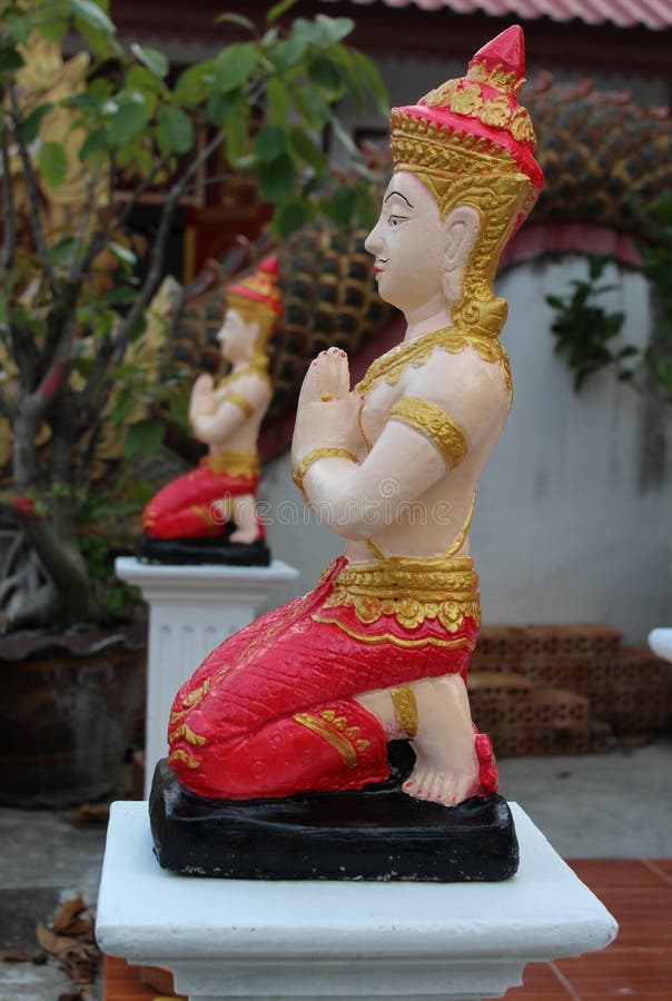 Deva statue stock photo. Image of pedestal, lamchang - 46920512
