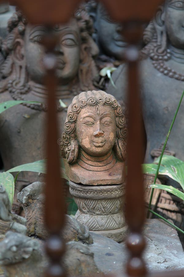 Deva statue. stock image. Image of decor, ancient, prayer - 46670045