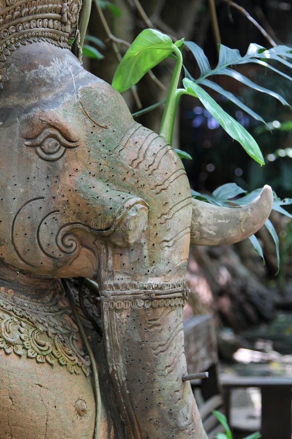 Old deva statue stock photo. Image of peace, handmade - 122995482