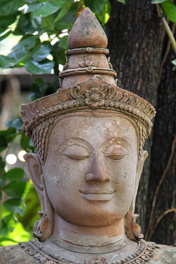 Deva statue. stock image. Image of decor, ancient, prayer - 46670045