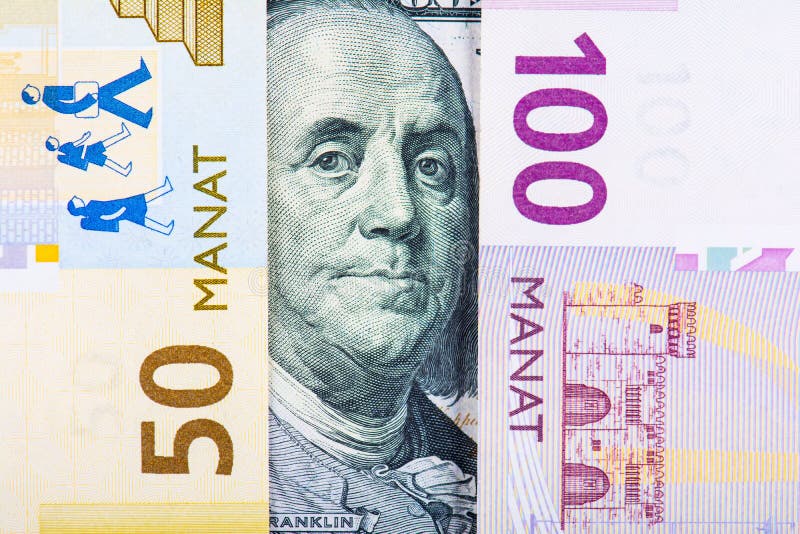 Devaluation of manat stock photo. Image of banknotes - 64923526