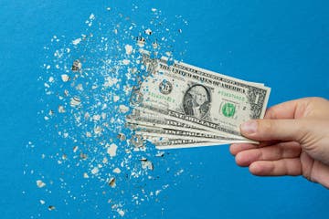 Devaluation of Money. Printing Money Leads To Inflation. Decrease in ...