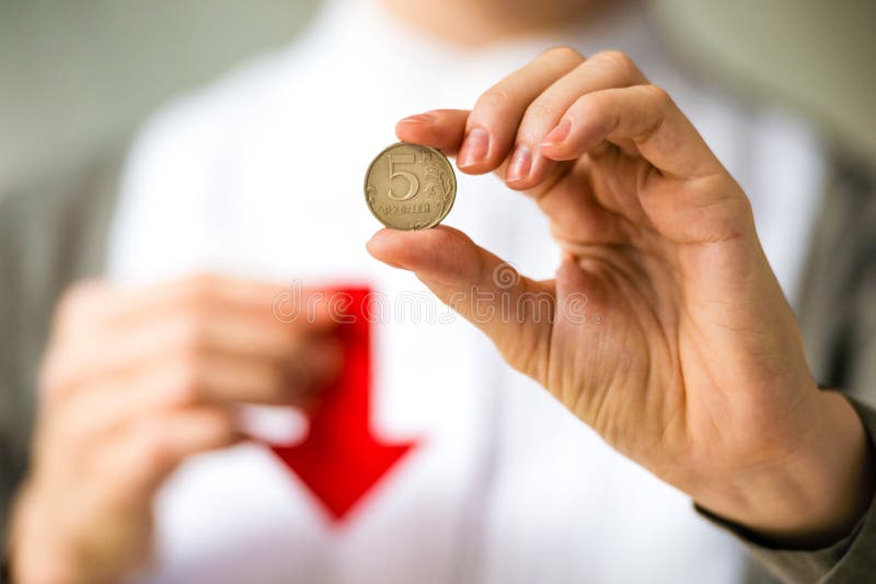 Devaluation stock image. Image of people, currency, coin - 48042049