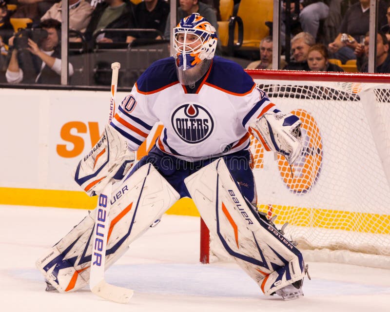 Devan Dubnyk Edmonton Oilers Editorial Photo - Image of professional ...