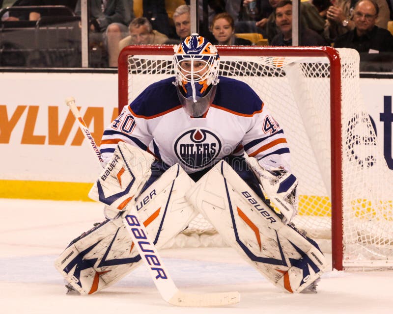 Devan Dubnyk Edmonton Oilers Editorial Photo - Image of professional ...
