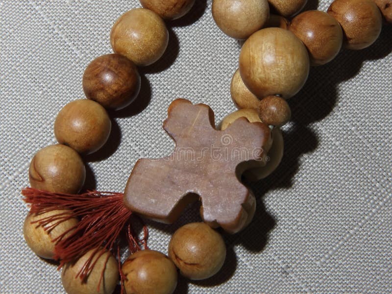 Devanie beads with a cross stock image. Image of laymen - 81596465