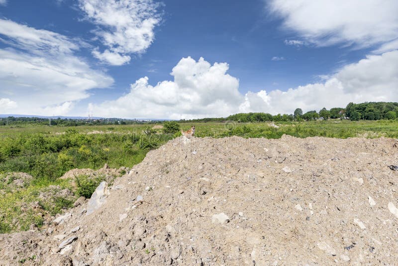 Devastated landscape stock photo. Image of lifeless, earth - 11695476