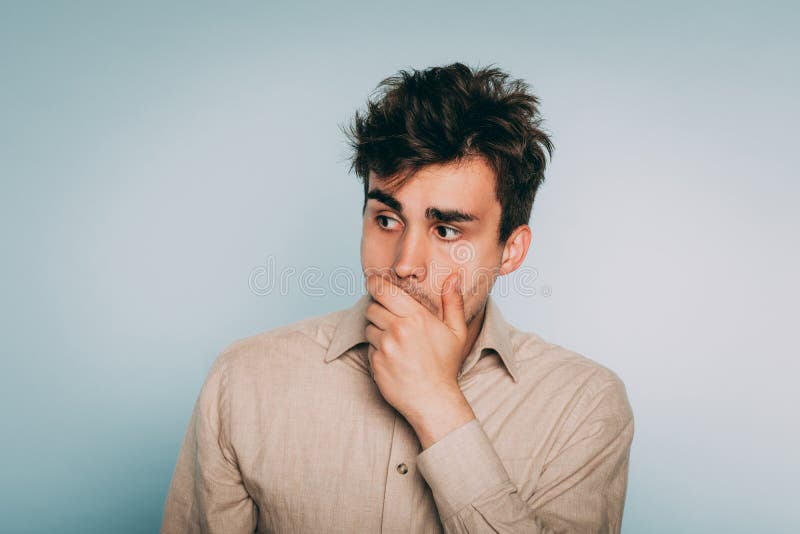 Devastated Stricken Man Despair Failure Loss Stock Image - Image of ...