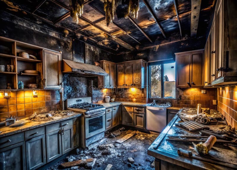 Devastating Aftermath of a Night Kitchen Fire a Gripping Look at House ...