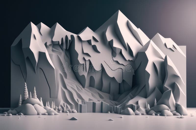 Devastating Avalanche, with a Wall of Snow Burying a Mountain Village ...