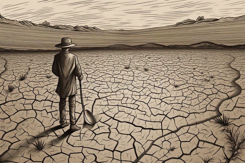 Farmer Drought Stock Illustrations – 305 Farmer Drought Stock ...